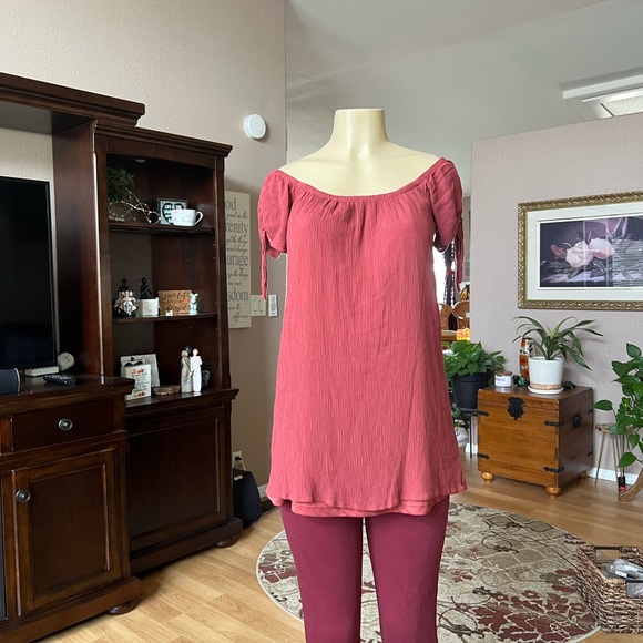 Full Tilt | Tops | Full Tilt Rust You Wear On Your Shoulders Blousesize ...